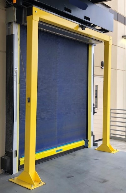 Goal Post Door Guards - Warehouse Overhead Doorway Protection